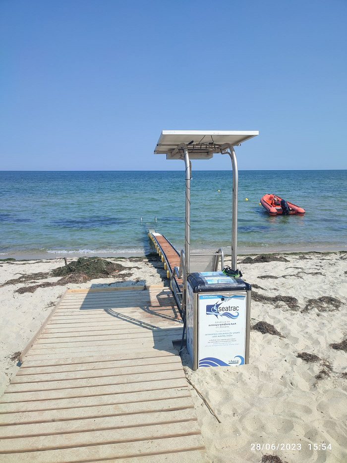Δήμος Κατερίνης: Τοποθετήθηκαν πέντε seatrac για πρόσβαση των ΑμεΑ στις ...